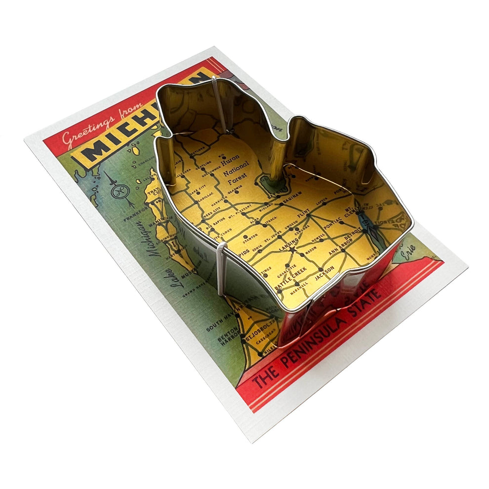 Michigan Lower Peninsula Cookie Cutter – Rustic Owl Furnishings