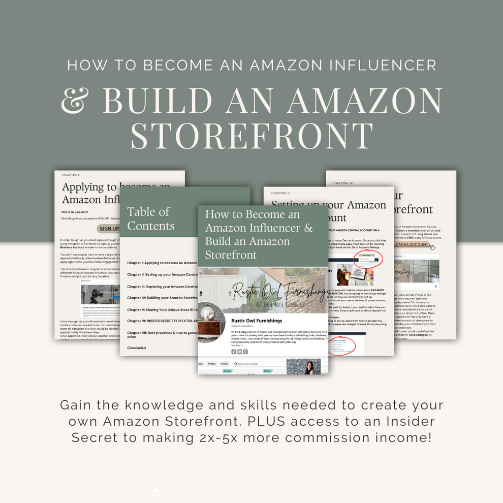 How to Become an Amazon Influencer & Build an Amazon Storefront ...