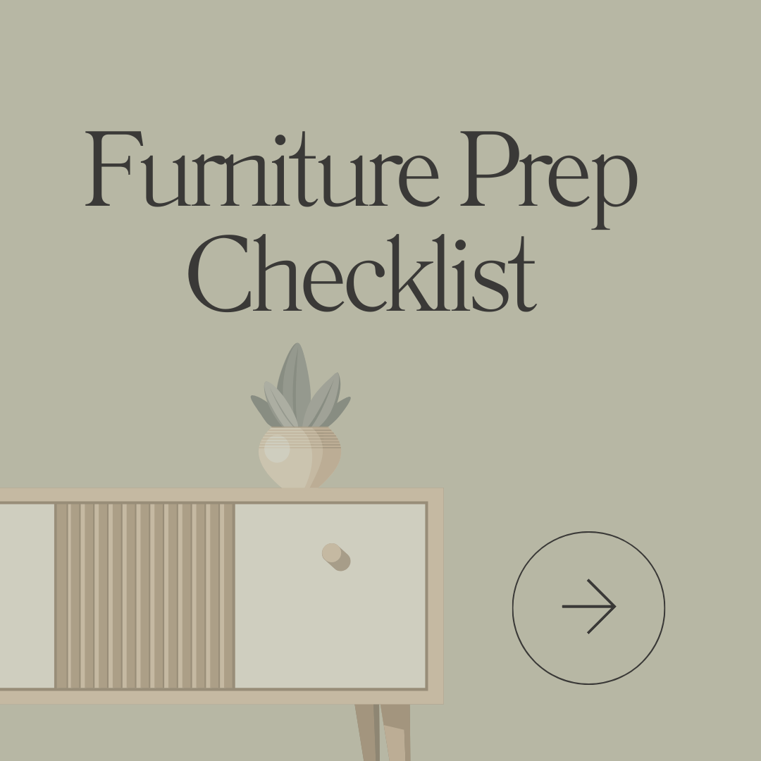Furniture Prep Checklist – Rustic Owl Furnishings