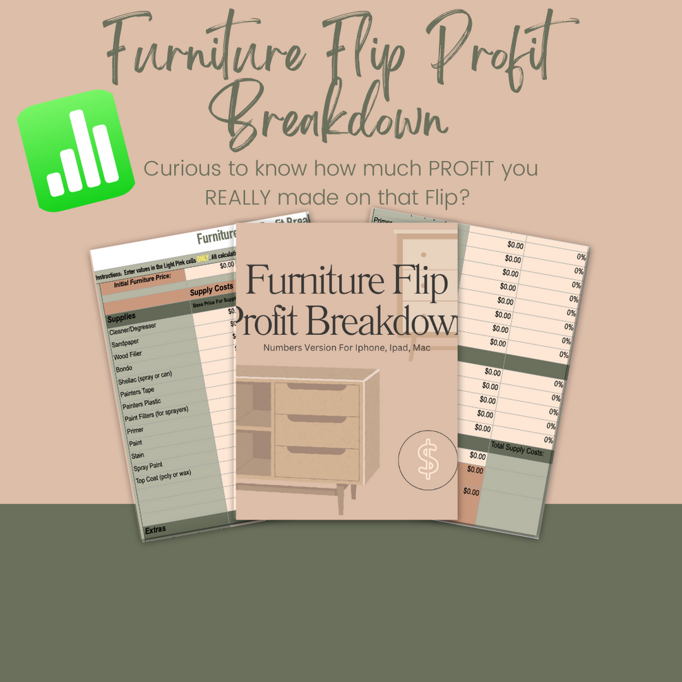 Furniture Flip Profit Breakdown- NUMBERS VERSION – Rustic Owl Furnishings